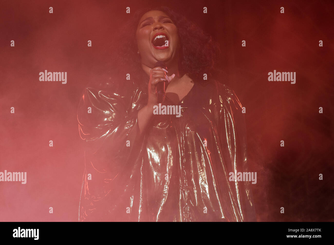 London, UK. American singer-songwriter Lizzo (born Melissa Viviane ...
