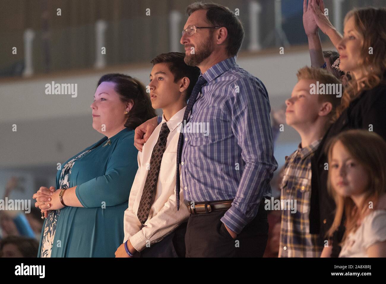 USA. Josh Lucas , Chrissy Metz and Marcel Ruiz in the ©20th Century Fox new movie: Breakthrough ...