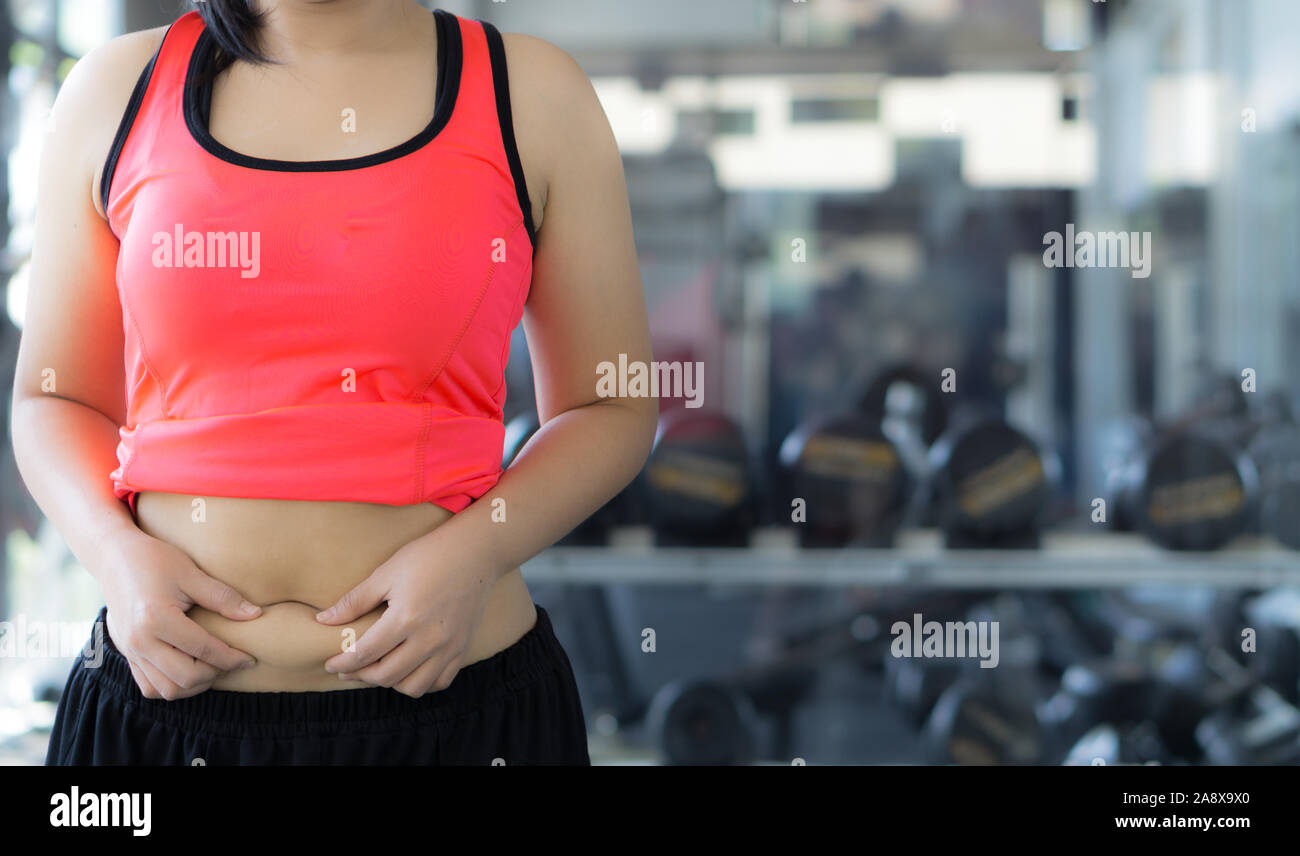 Fat belly woman hi-res stock photography and images - Alamy