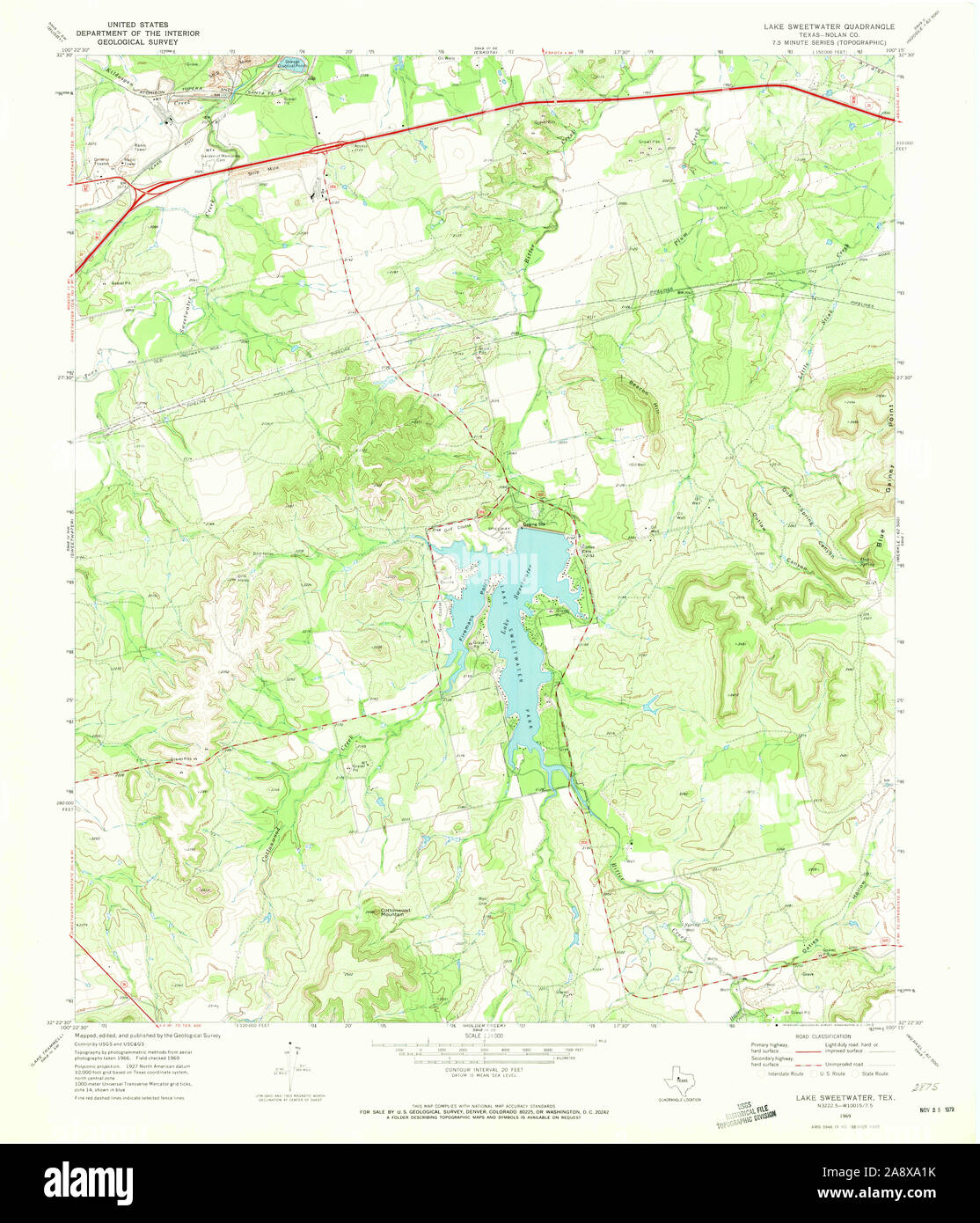 Sweetwater texas map hi-res stock photography and images - Alamy