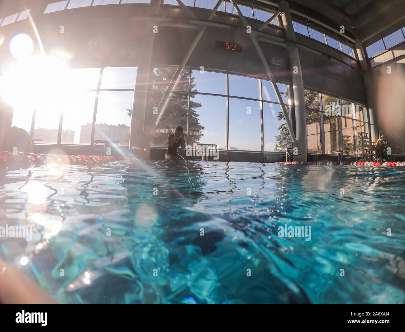 Pretty black woman in swimsuit hi-res stock photography and images - Alamy