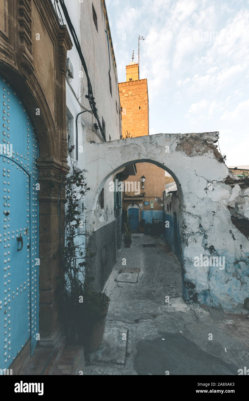 Evening Light in the Streets of Rabat - Morocco Stock Photo - Alamy