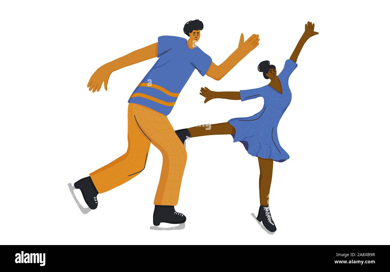 Figure skaters show Stock Vector Images - Alamy