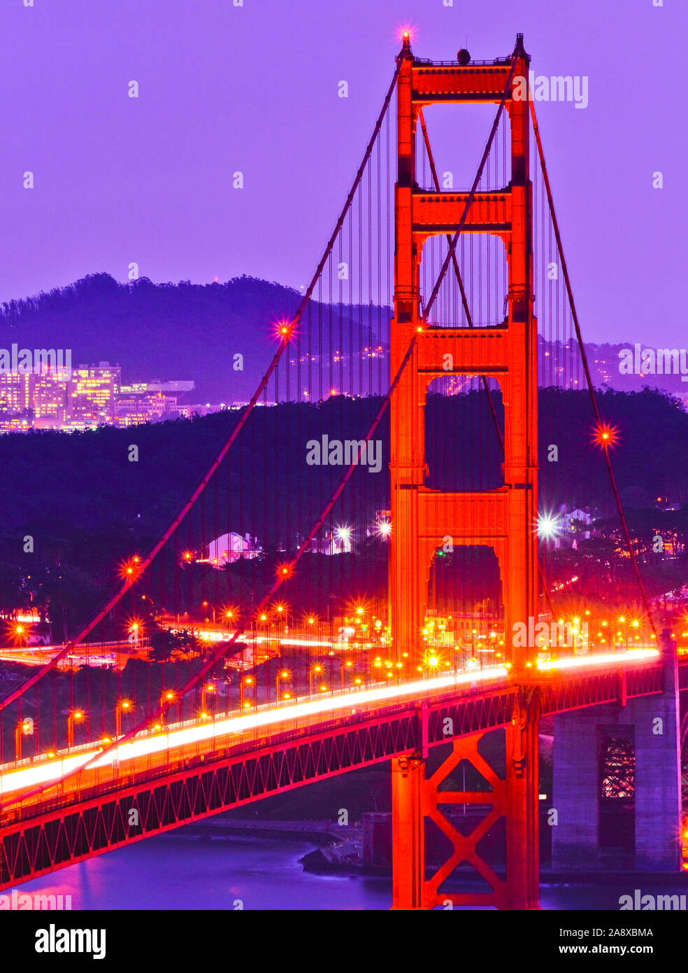 Golden Gate Bridge At Night Hd