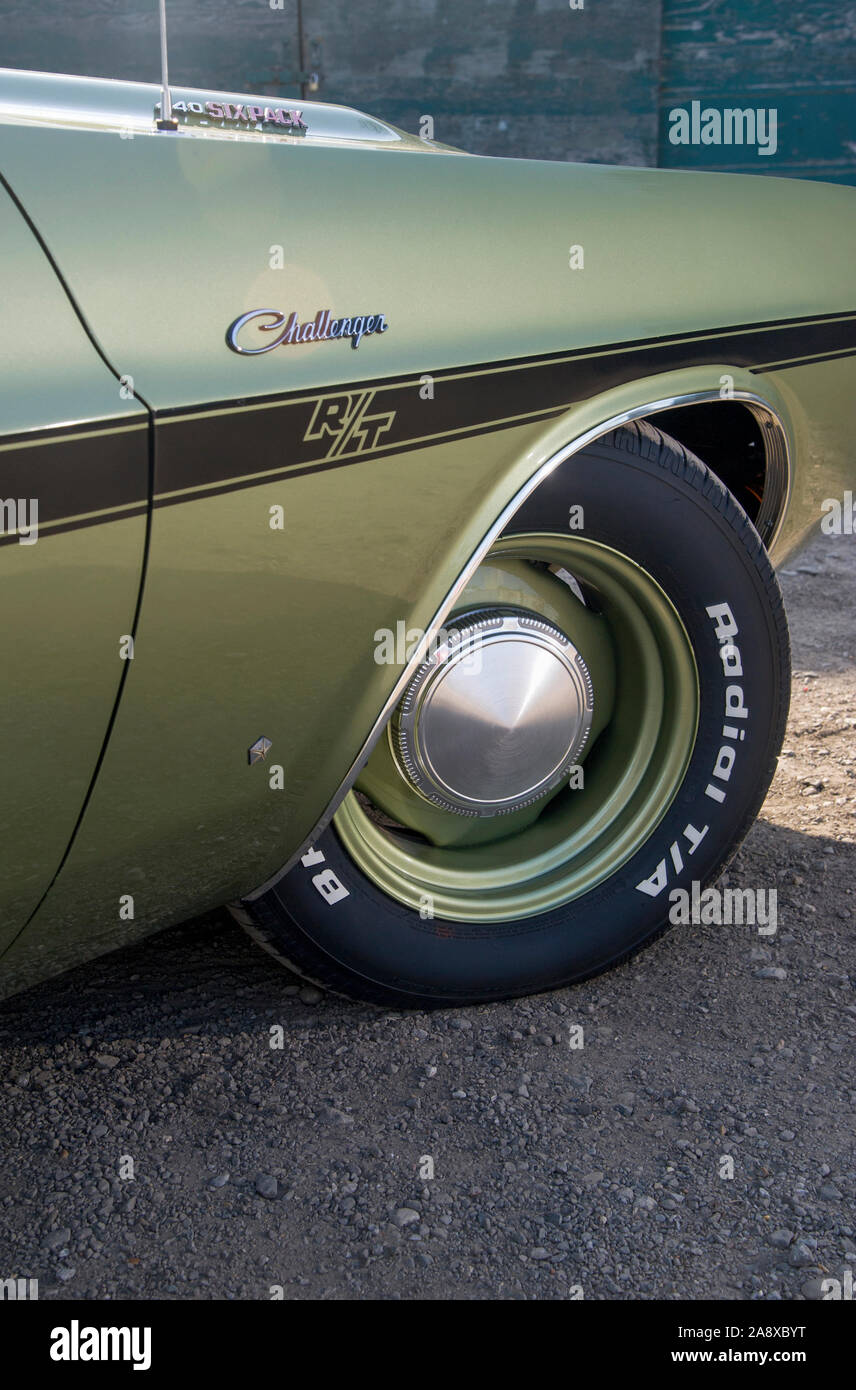 1970 Dodge Challenger 440 Six Pack classic American muscle car Stock ...