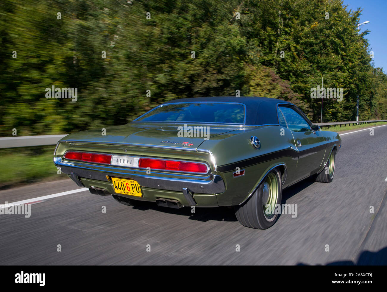 1970 Dodge Challenger 440 Six Pack classic American muscle car Stock ...