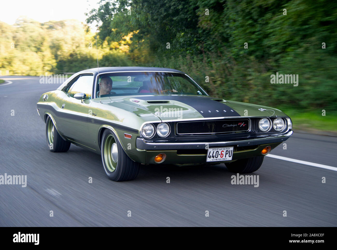 1970 Dodge Challenger 440 Six Pack classic American muscle car Stock ...