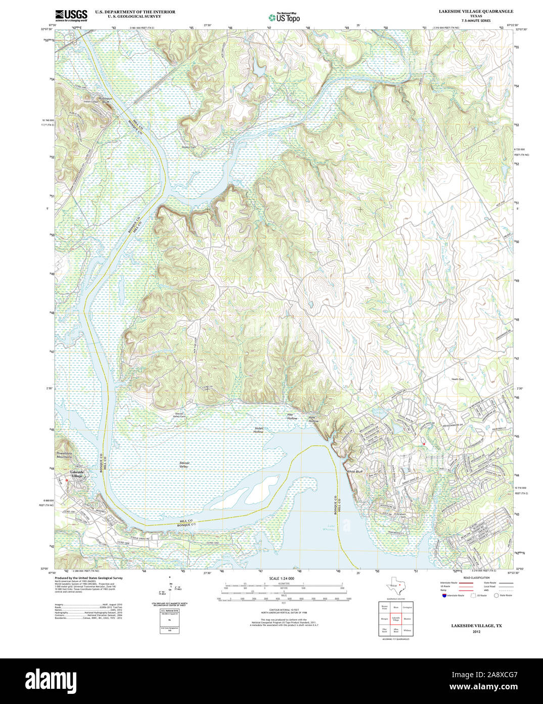 Lakeside map Cut Out Stock Images & Pictures - Alamy