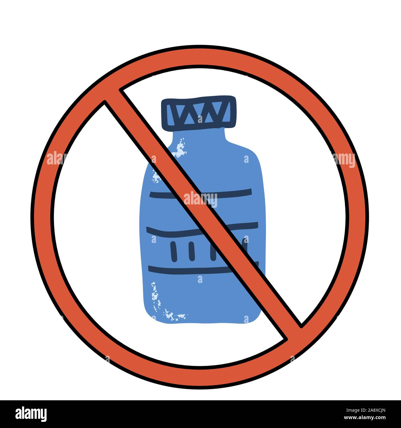Stop medicament sign icon. Restrict symbol. Vector illustration Stock ...