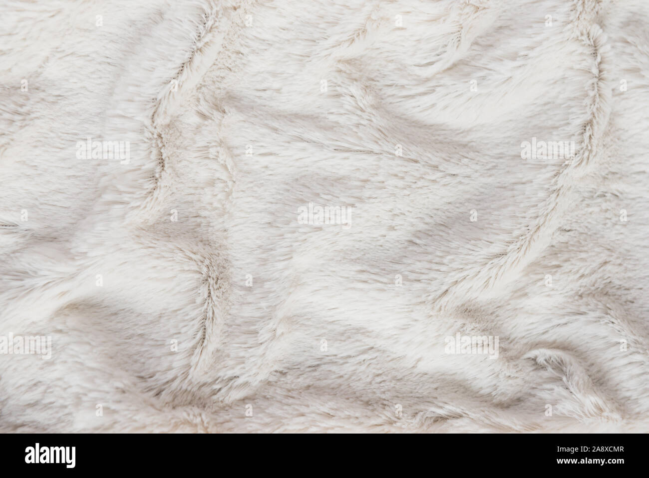 White fur coat texture background, artificial fabric detail Stock Photo ...