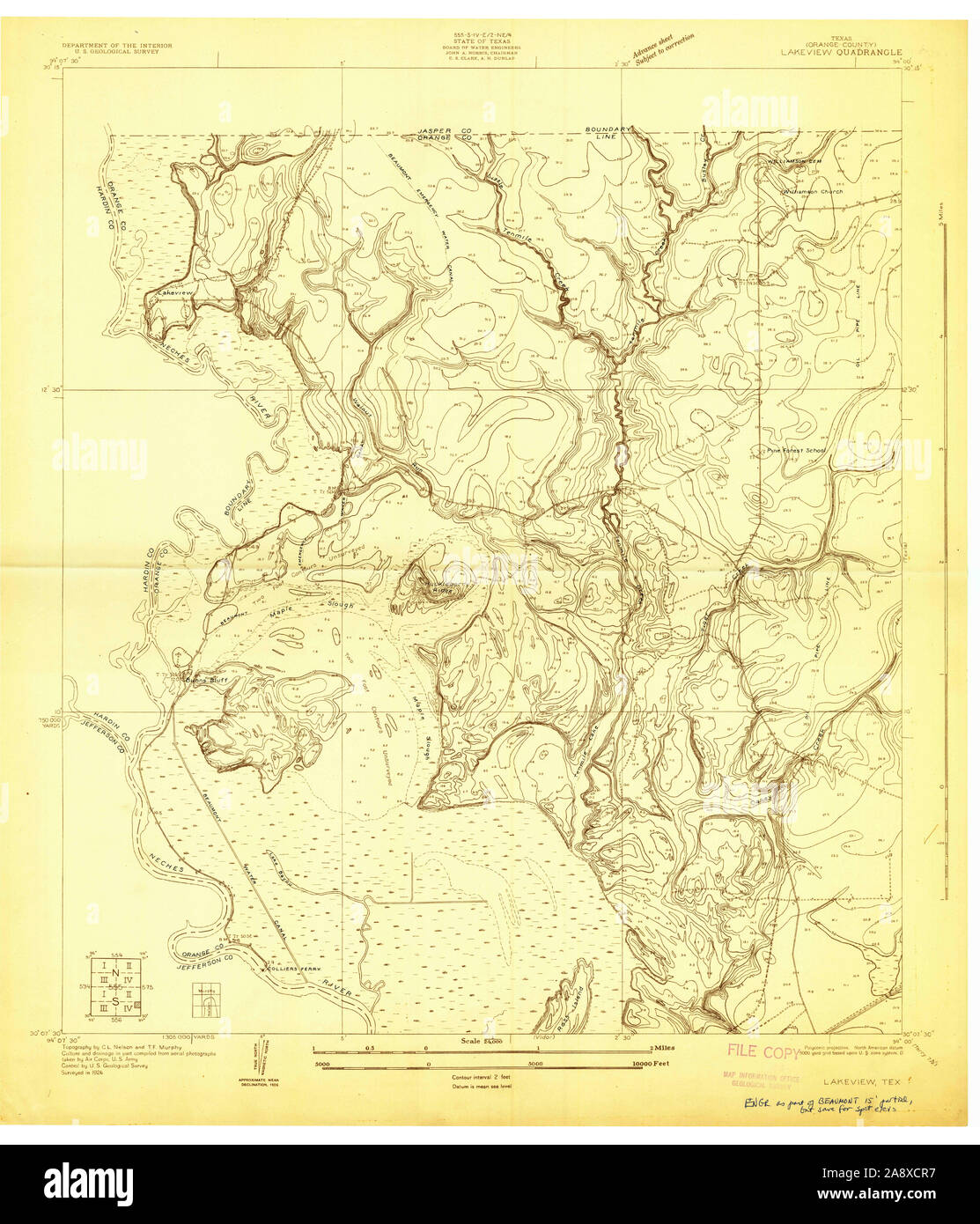 Lakeview map hi-res stock photography and images - Alamy