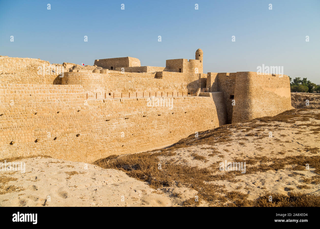 View of the old Arad Fort, in Manama, Muharraq, Bahrain Stock Photo - Alamy