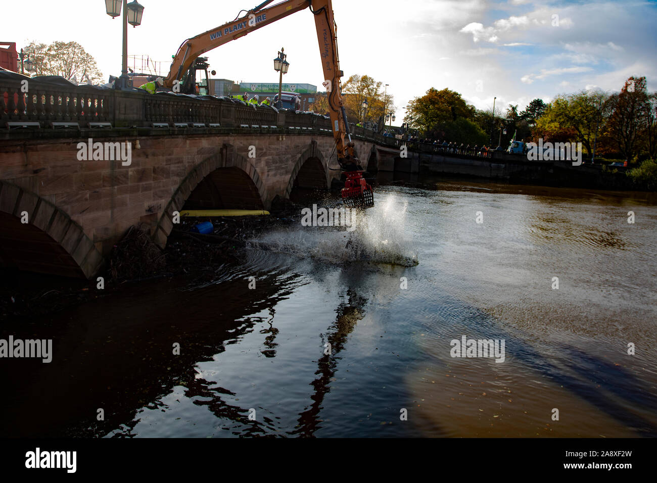 climate change,22/09/2019, Sabrina Bridge, Removal of debris and trees ...
