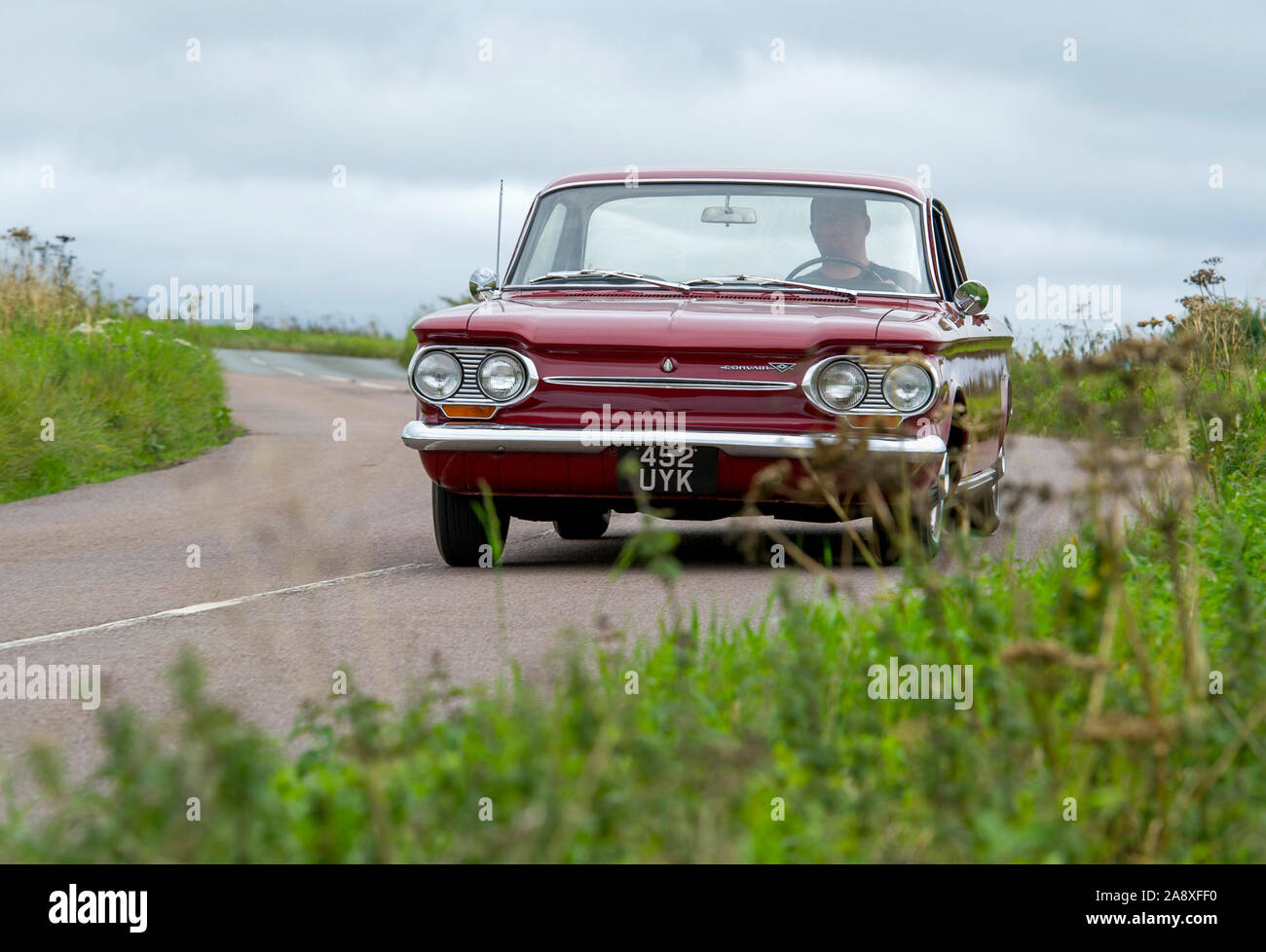 1963 Chevrolet Corvair air cooled rear engined classic American car ...