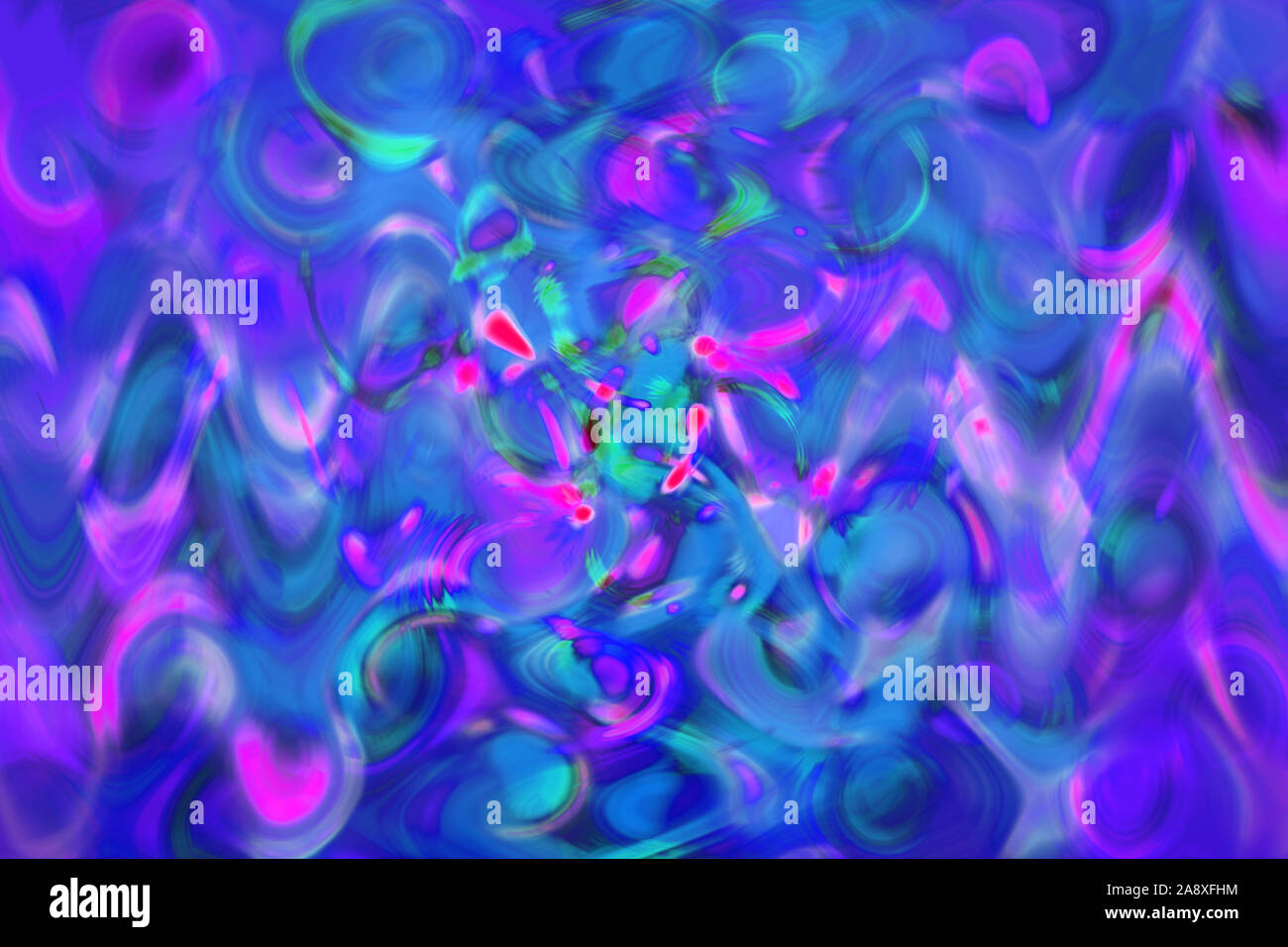 An abstract wavy cool tone background image Stock Photo - Alamy