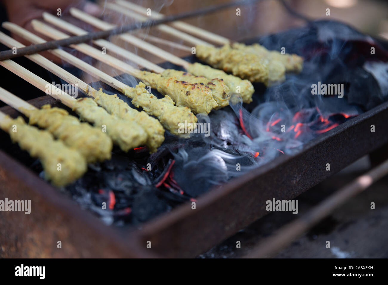 Satay grill hi-res stock photography and images - Alamy