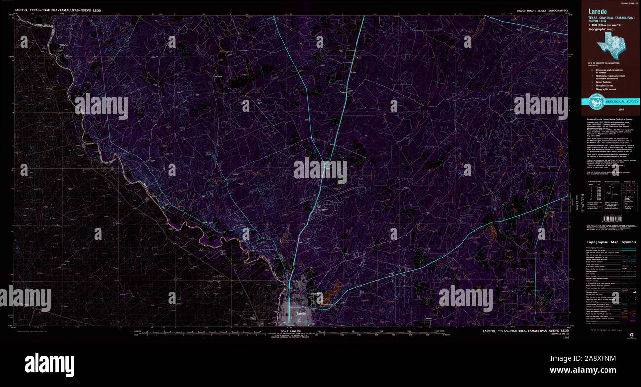 Map Of Laredo Texas High Resolution Stock Photography and Images - Alamy