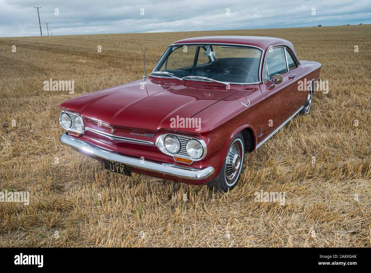 1963 Chevrolet Corvair air cooled rear engined classic American car ...