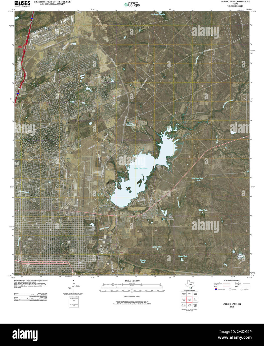 Map of laredo texas hi-res stock photography and images - Alamy