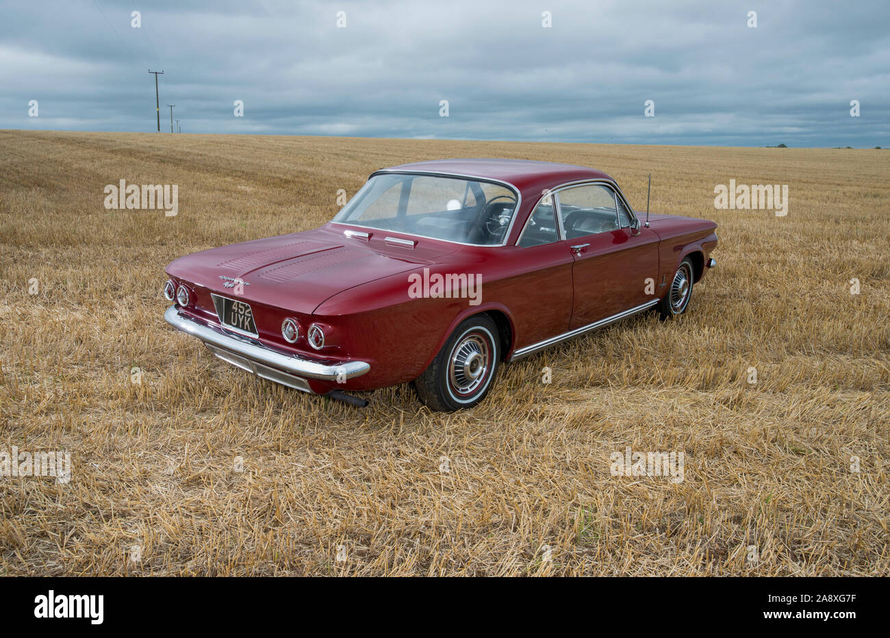 1963 Chevrolet Corvair air cooled rear engined classic American car ...
