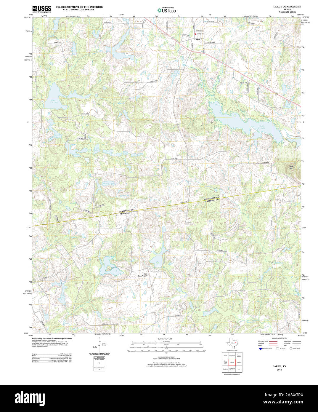Map of larue Cut Out Stock Images & Pictures - Alamy
