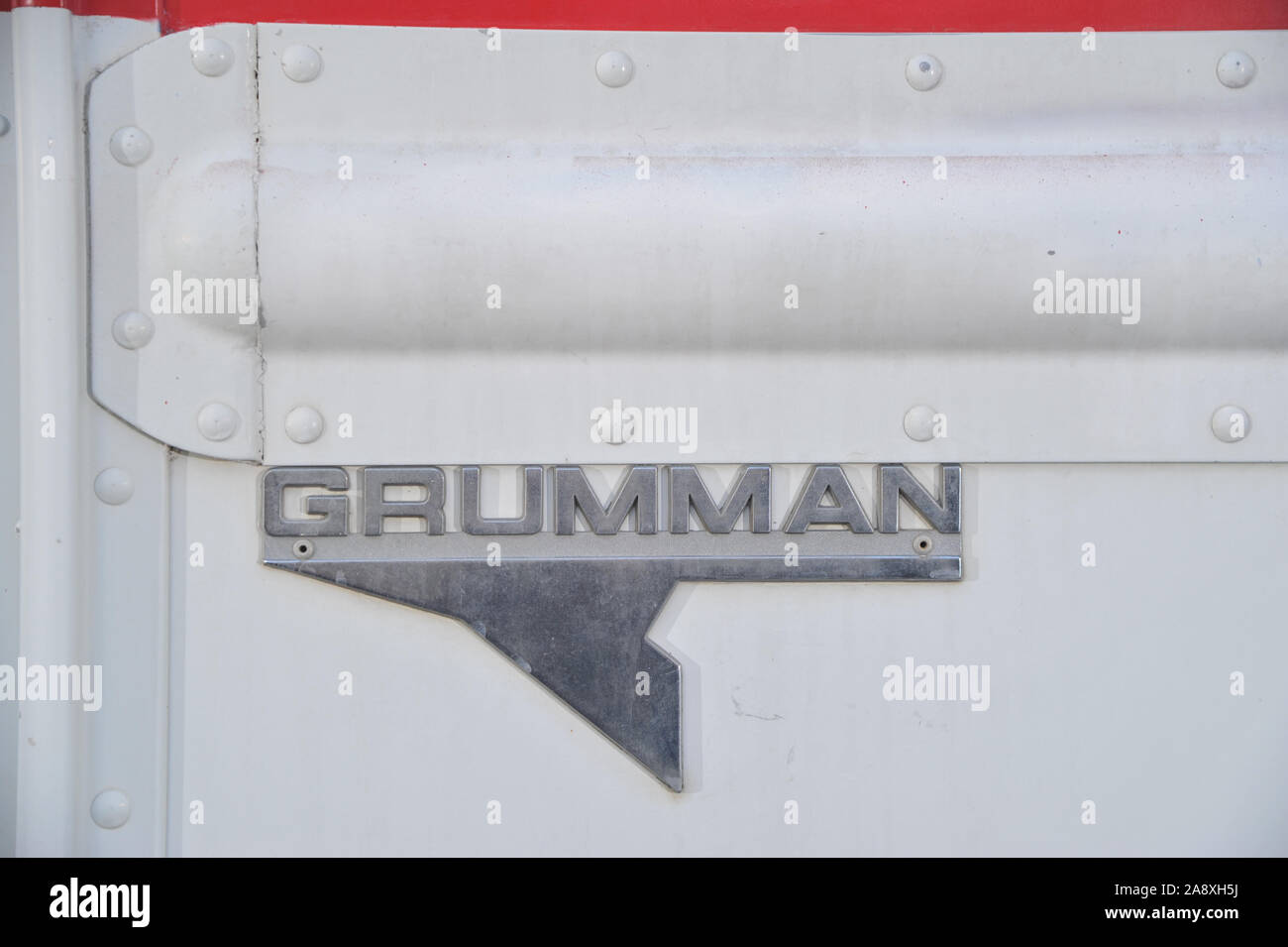 1986 Grumman Olson American delivery van set up as a catering van Stock ...