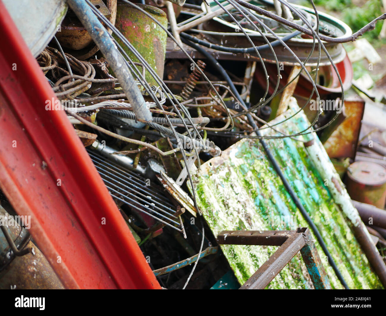 Mountain of garbage close-up. Big Mountain With Nobody Care Of Nature ...