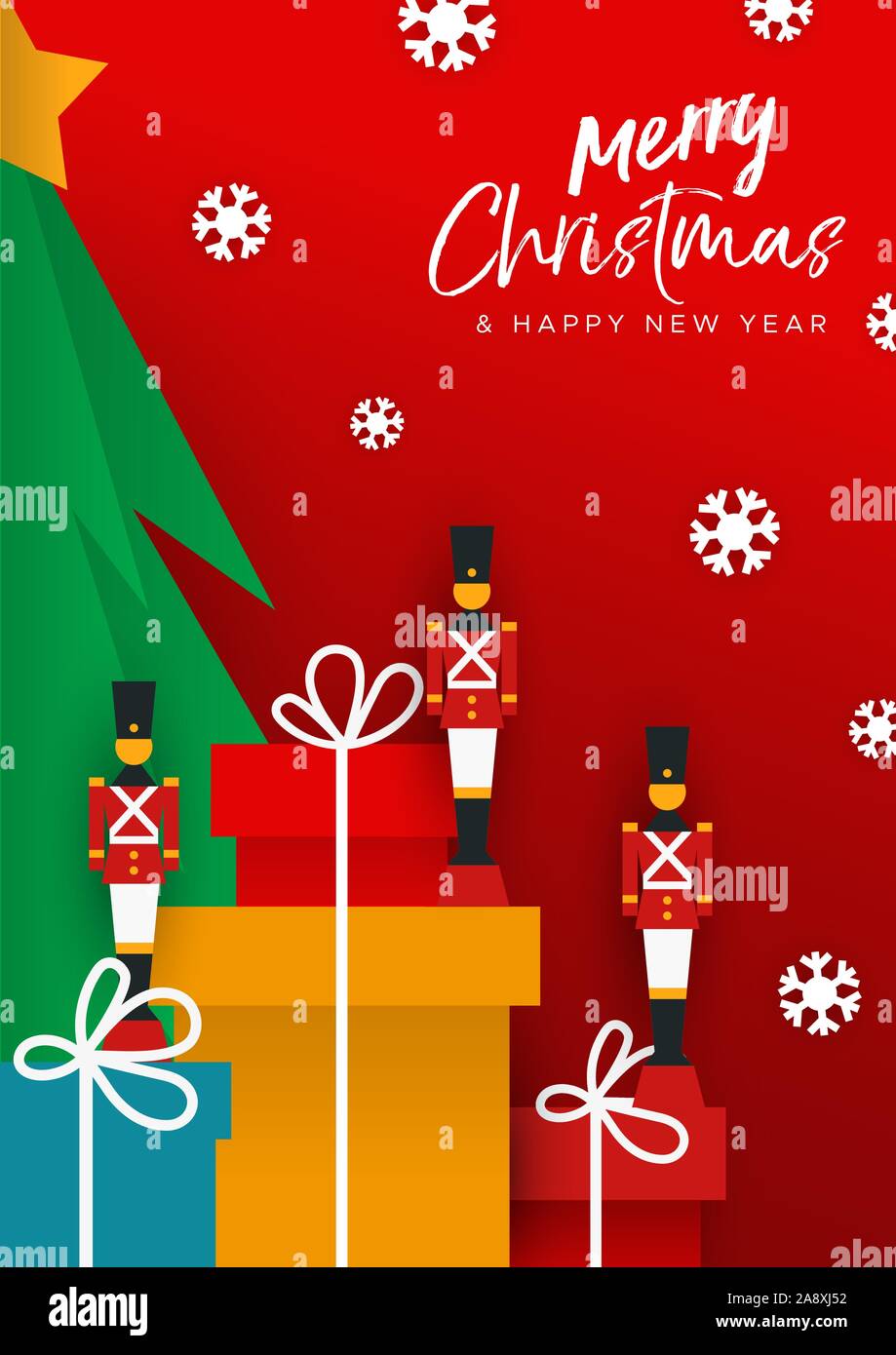 Christmas toy in box Stock Vector Images - Alamy