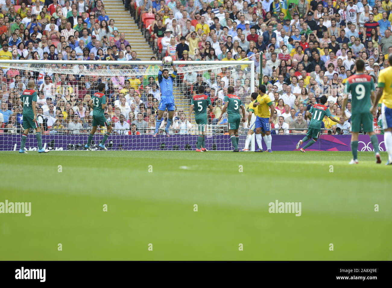 Wembley, Greater London, GREAT BRITAIN, 2012 Olympic Football Men's ...