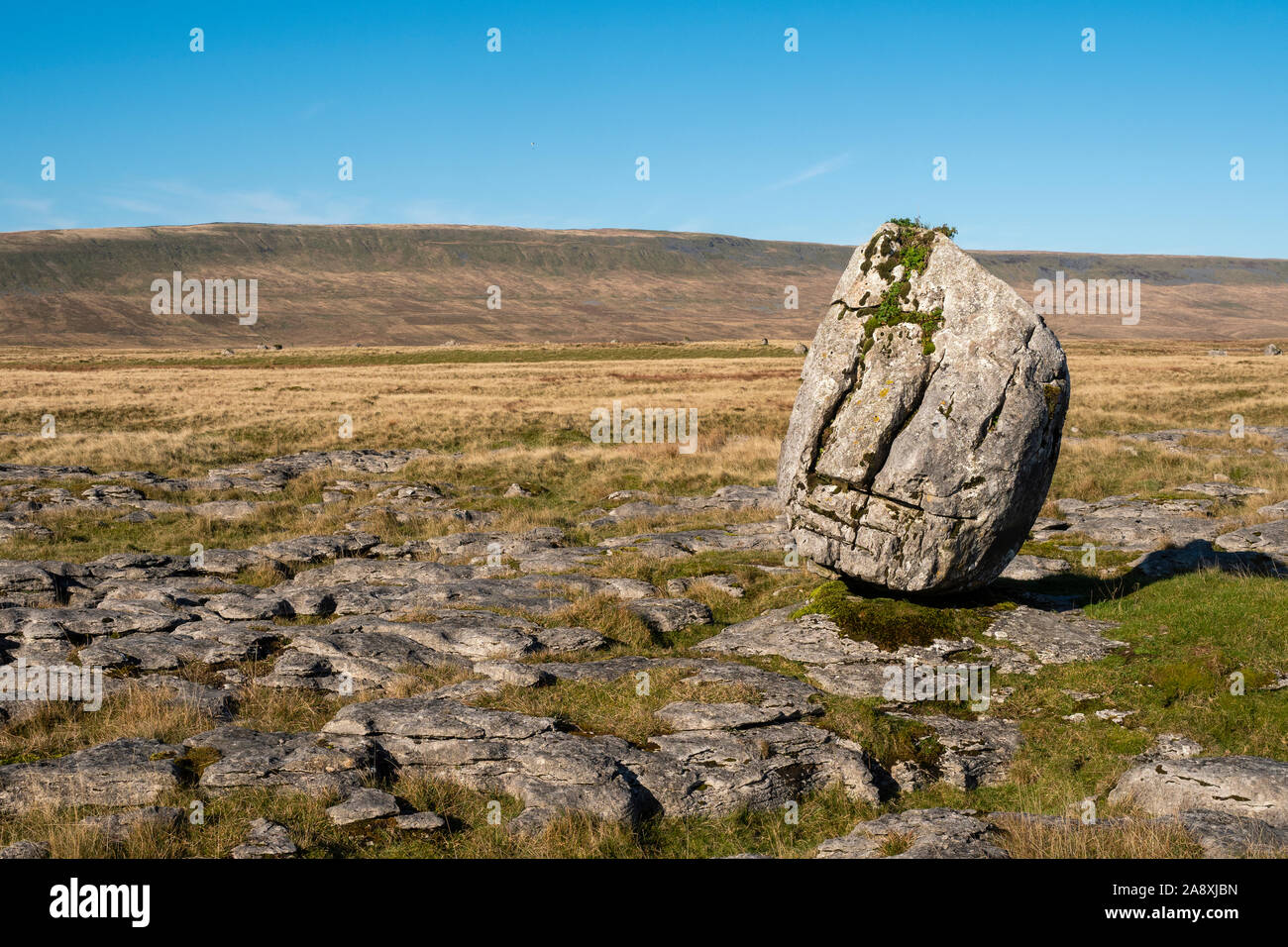 A glacial erratic is a piece of rock that differs from the size and ...