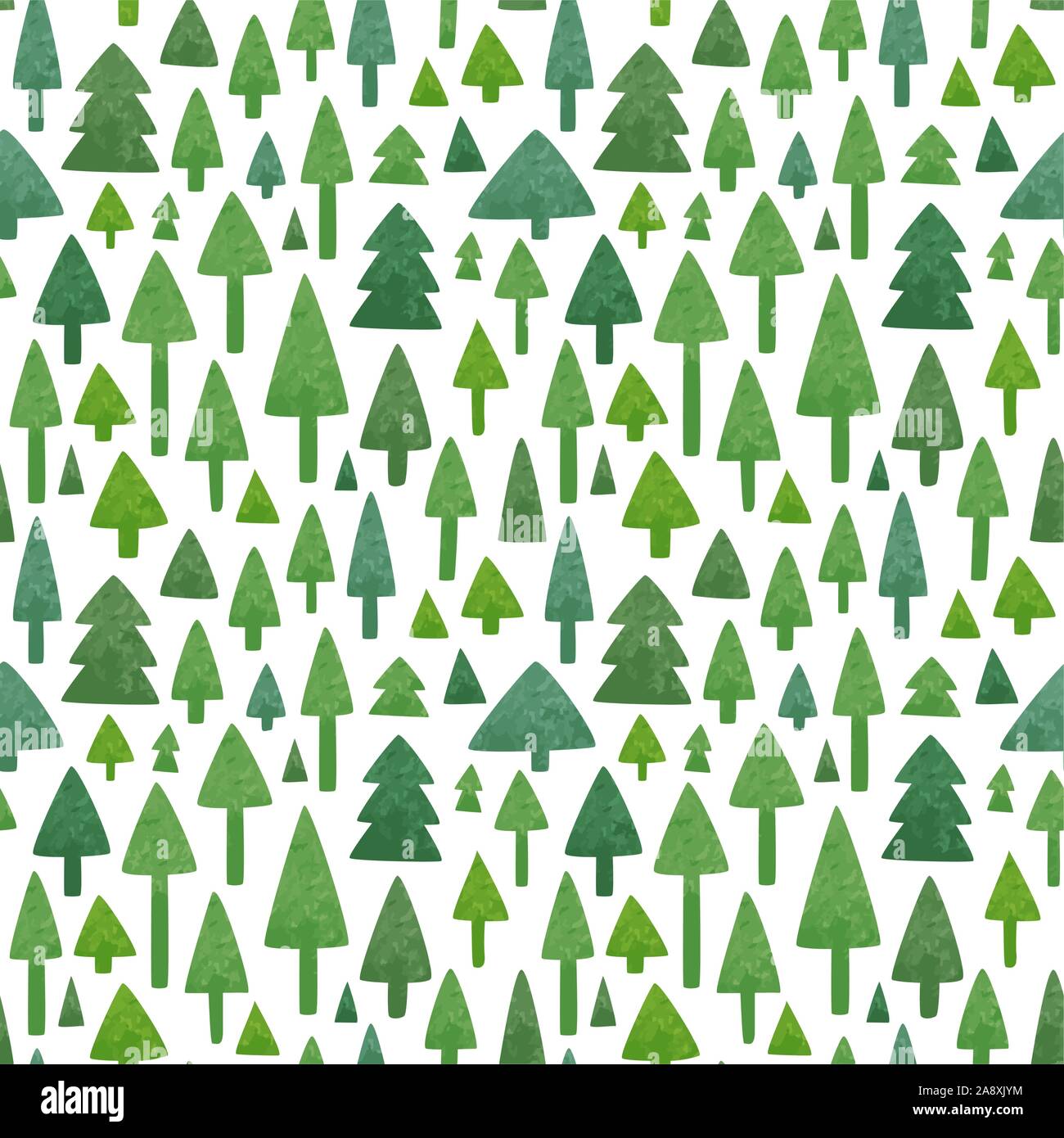 Seamless tree pattern hi-res stock photography and images - Alamy