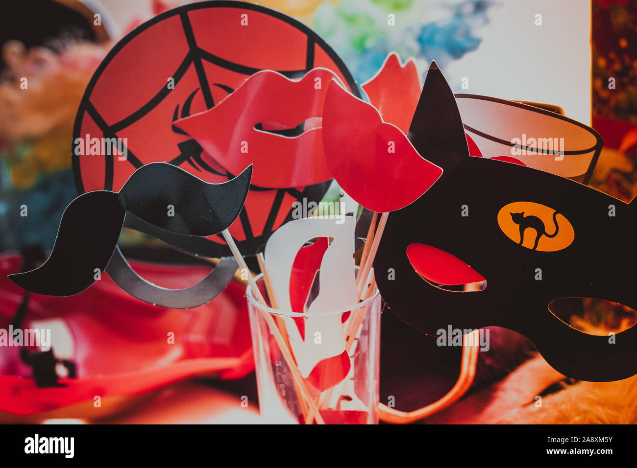 Funny masks hi-res stock photography and images - Alamy