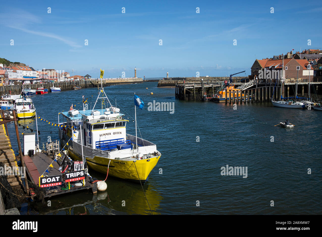 Fishing boats and river esk hi-res stock photography and images - Alamy