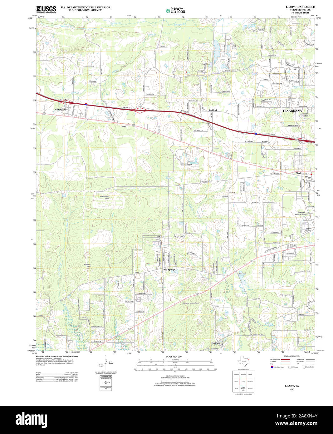 Leary map hi-res stock photography and images - Alamy