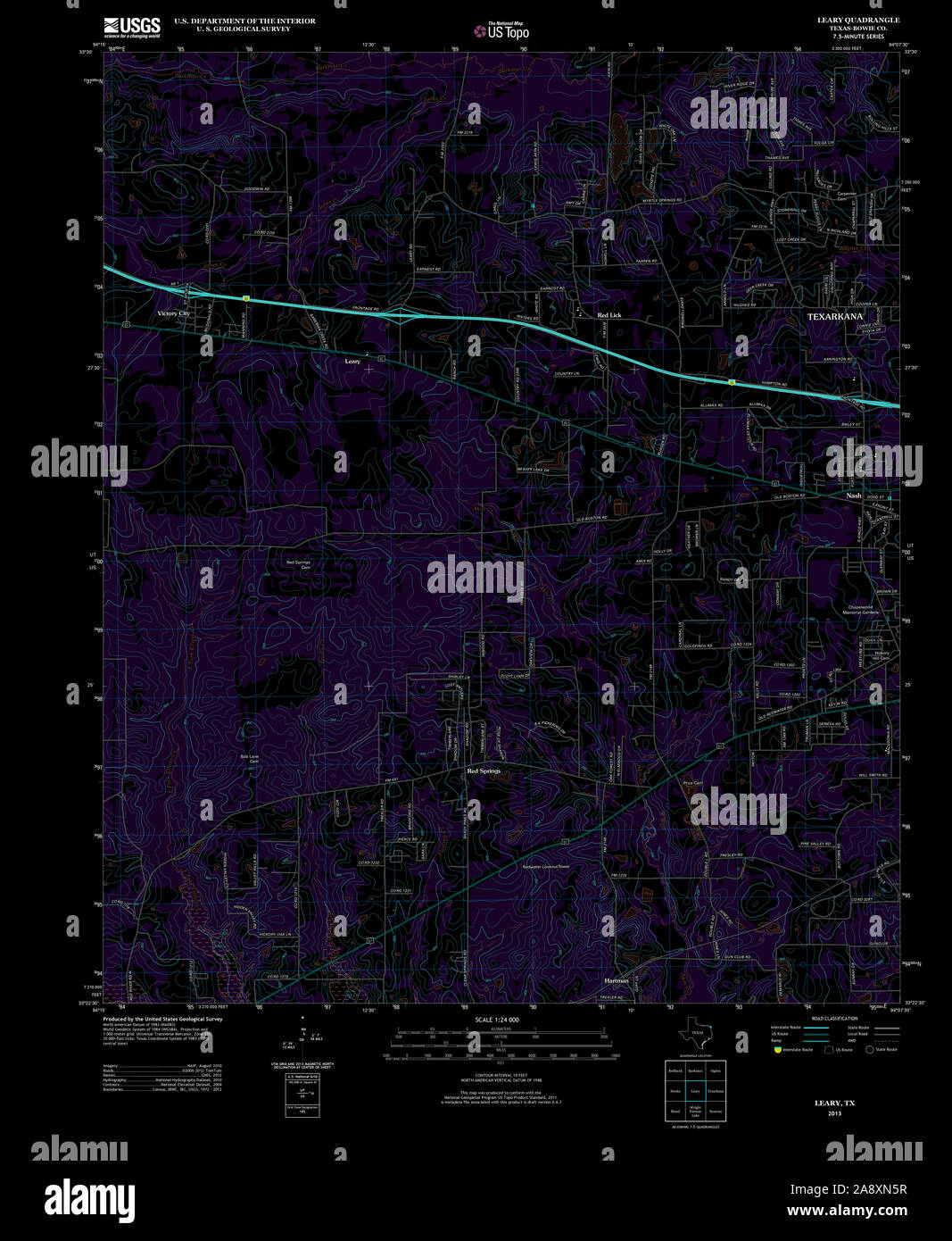 Leary map hi-res stock photography and images - Alamy