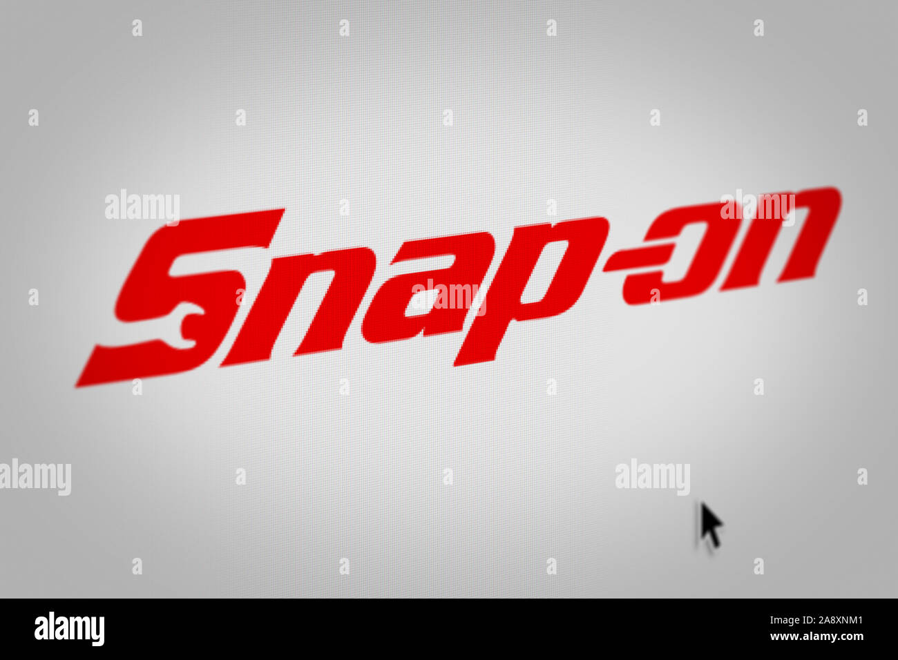 Logo of the public company Snap-on displayed on a computer screen in ...