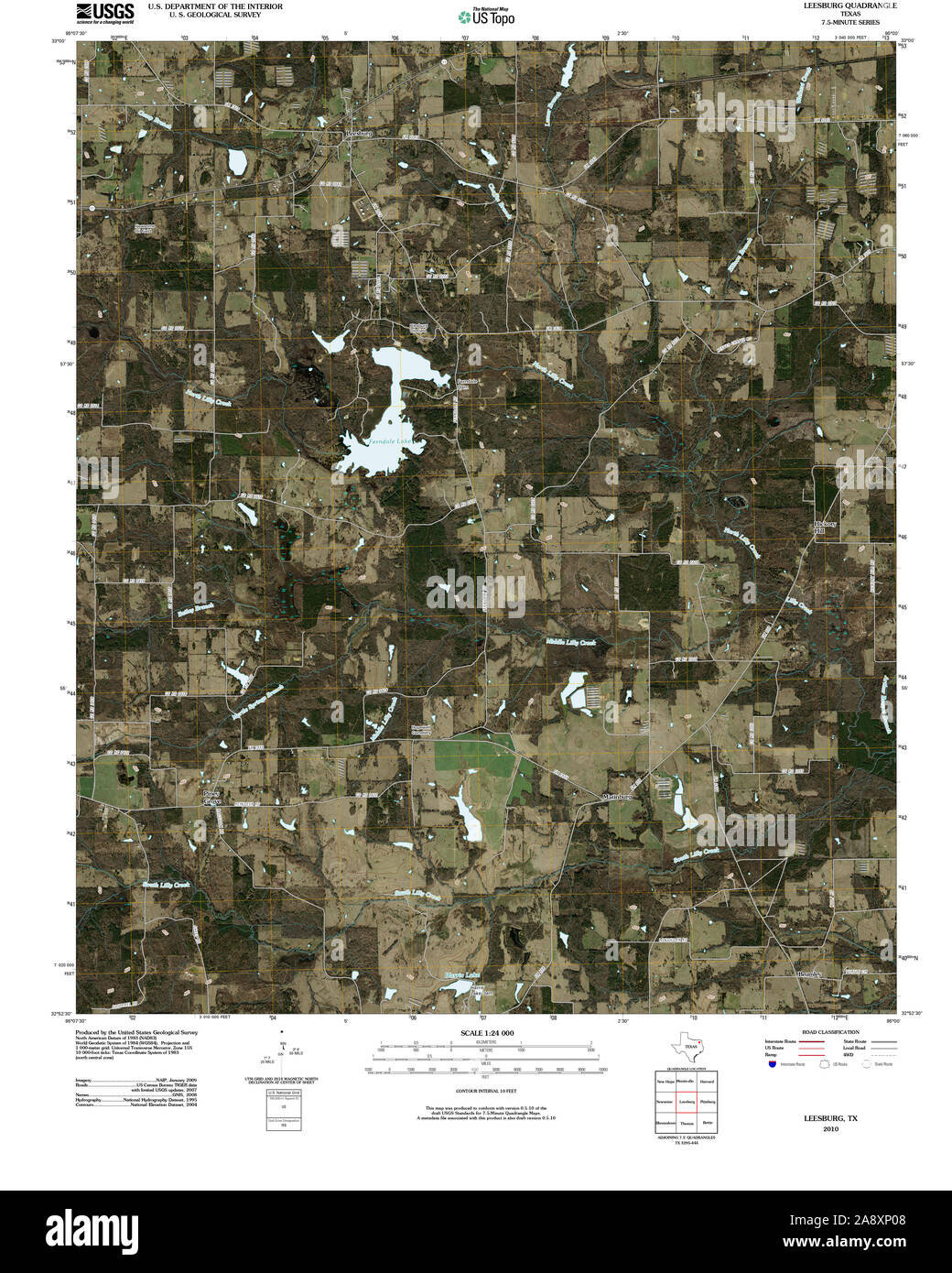 Map of leesburg Cut Out Stock Images & Pictures - Alamy