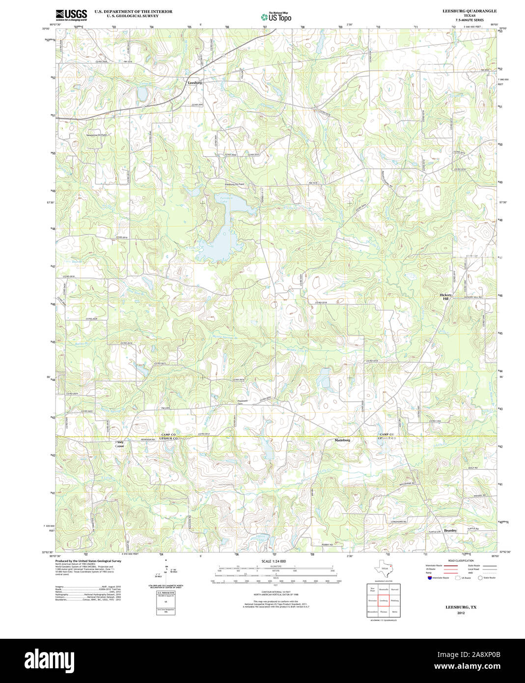 Map of leesburg Cut Out Stock Images & Pictures - Alamy