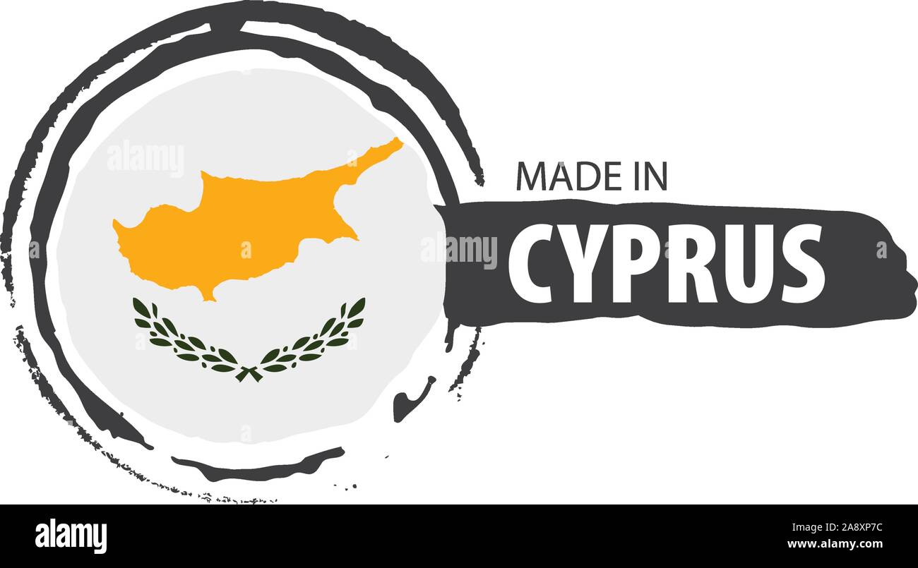 Cyprus flag, vector illustration on a white background Stock Vector ...
