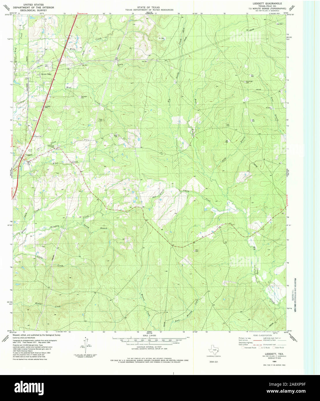 Map of leggett hi-res stock photography and images - Alamy