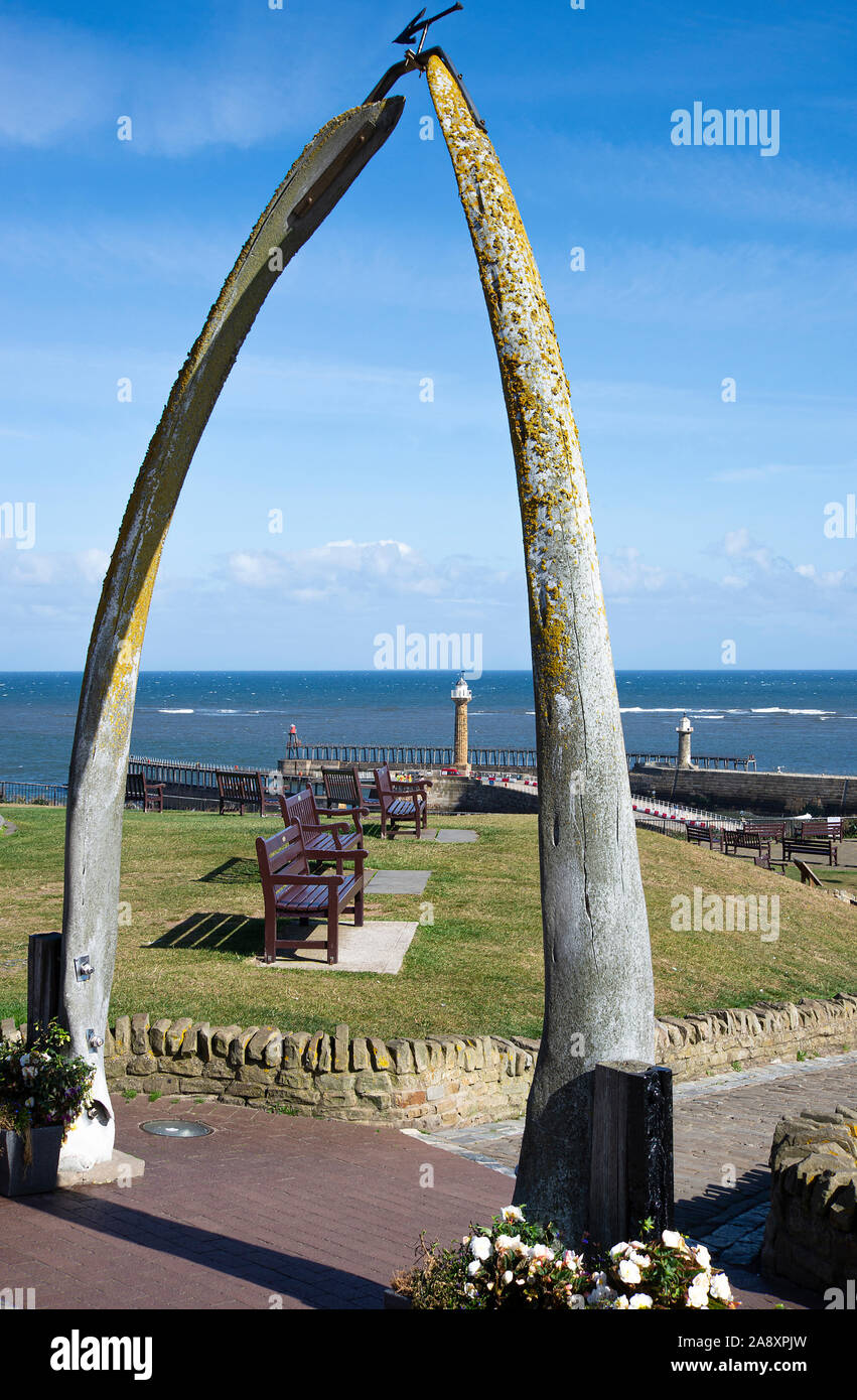 Whale jawbone whitby hi-res stock photography and images - Alamy