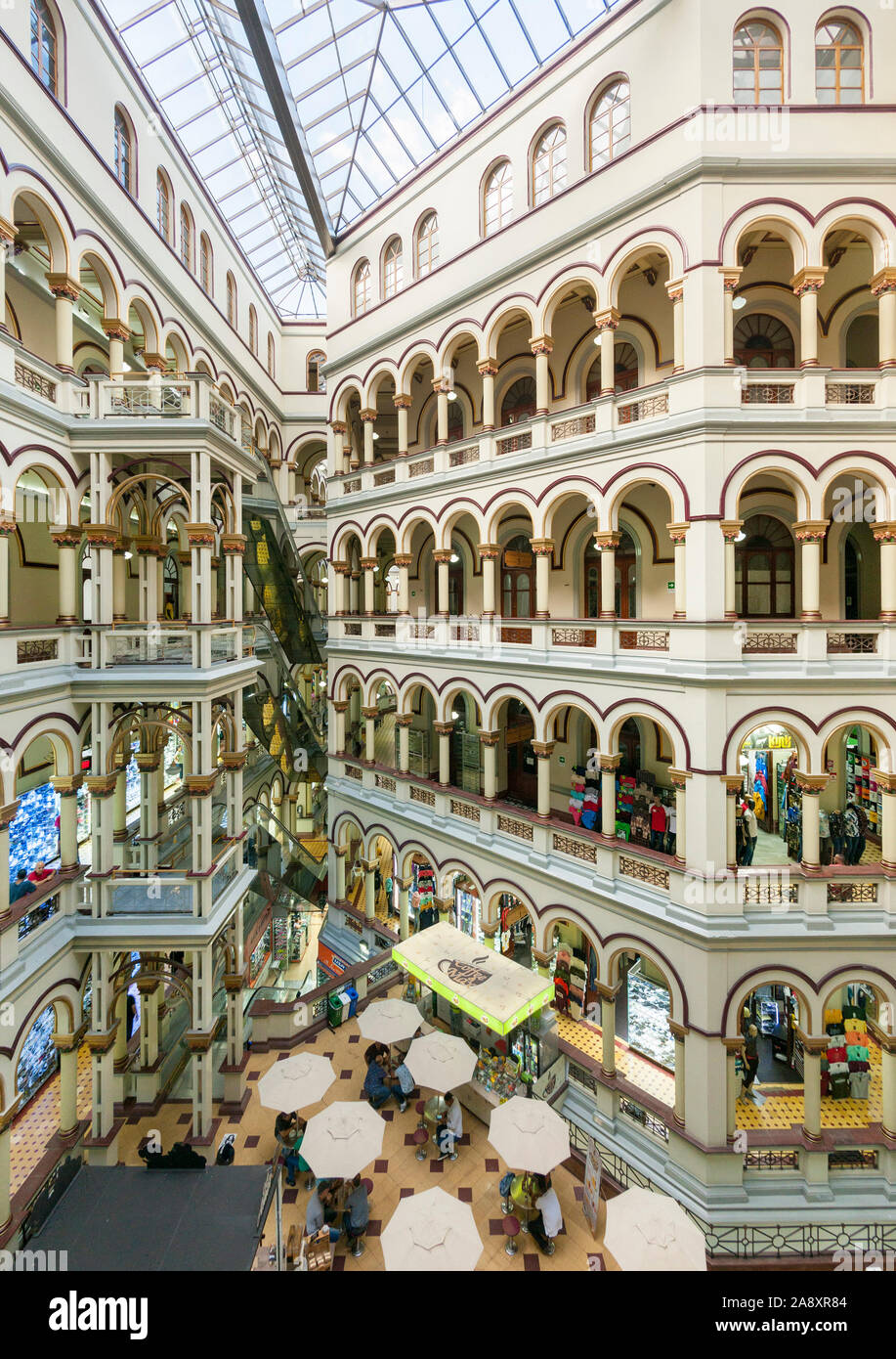 Interior of the National Palace Mall in Medellin, Colombia Stock Photo ...