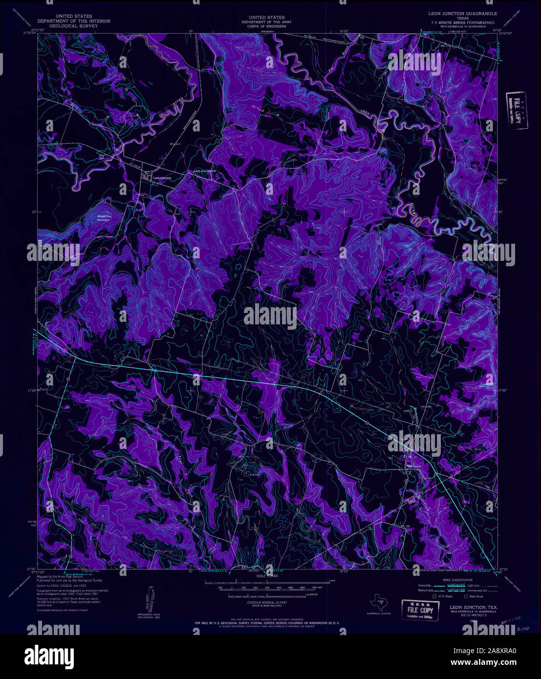 Map of junction texas hi-res stock photography and images - Alamy