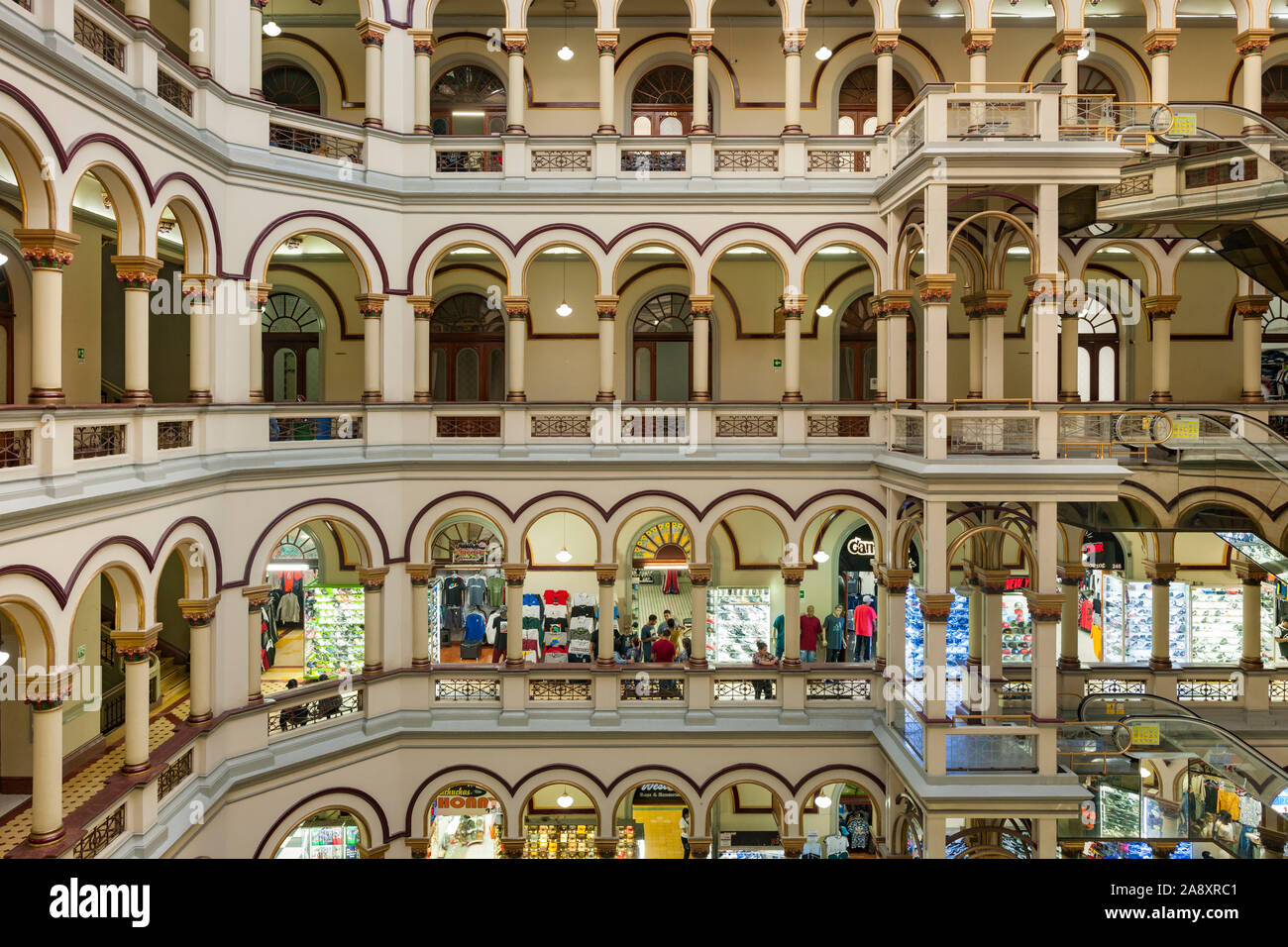 Interior of the National Palace Mall in Medellin, Colombia Stock Photo ...