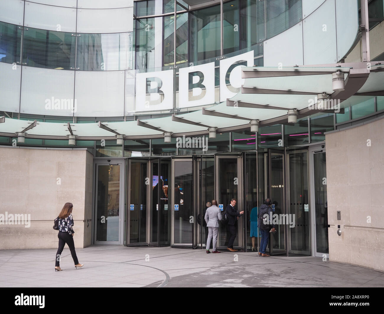LONDON, UK - CIRCA SEPTEMBER 2019: BBC Broadcasting House headquarters ...