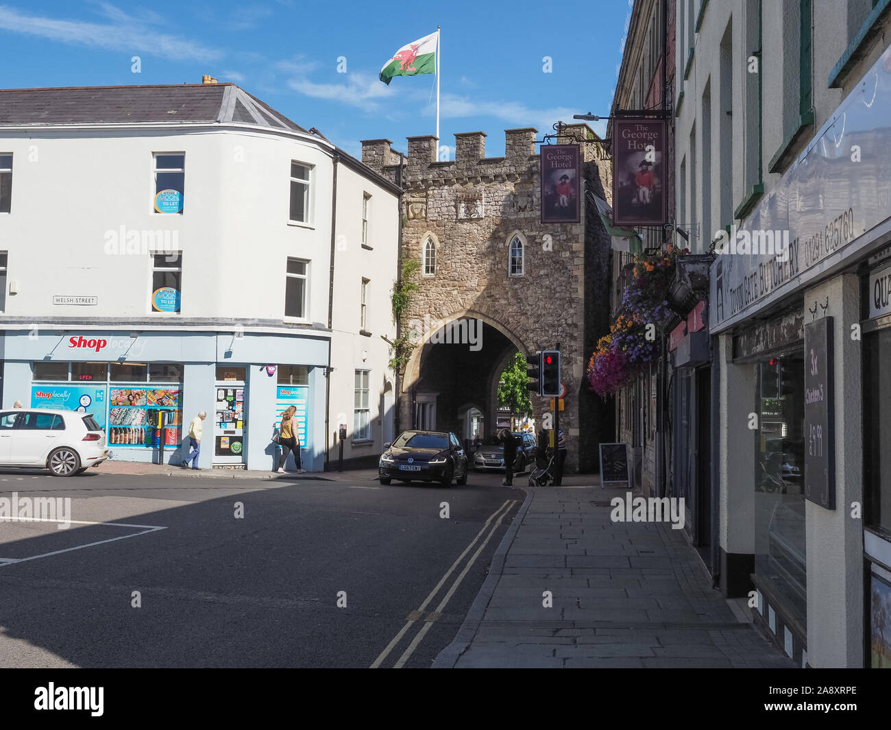 Chepstow town gate hi-res stock photography and images - Alamy