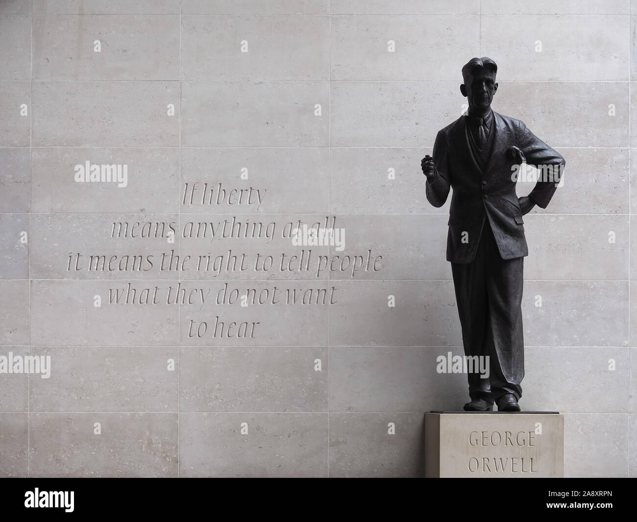 George orwell bbc building hi-res stock photography and images - Alamy