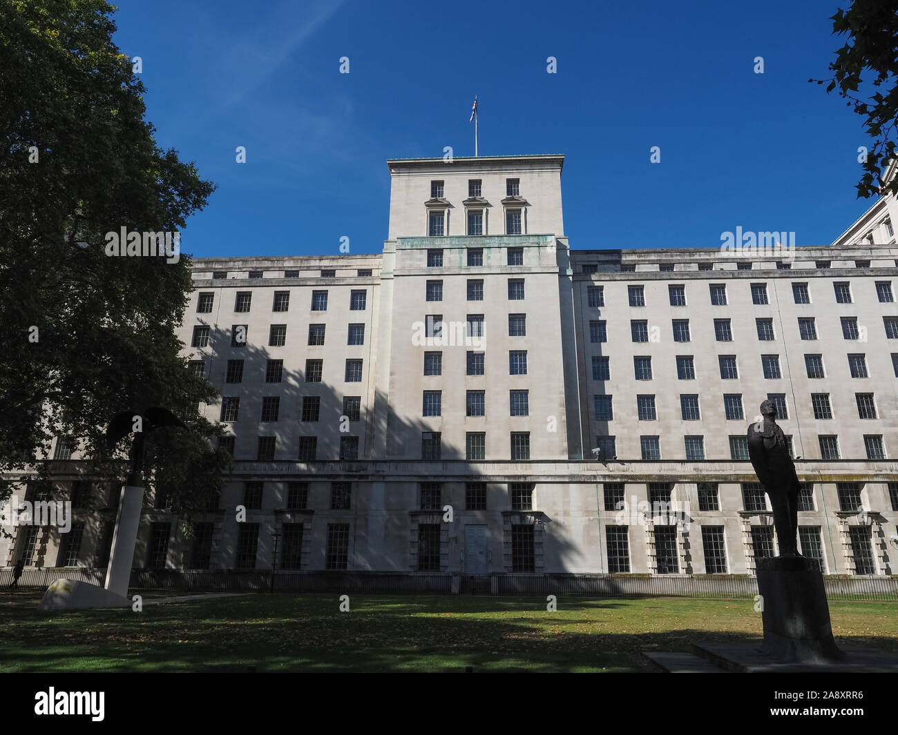 LONDON, UK - CIRCA SEPTEMBER 2019: Ministry of Defence Main Building ...