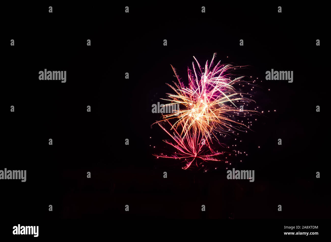Fireworks celebrating birthday party hi-res stock photography and ...