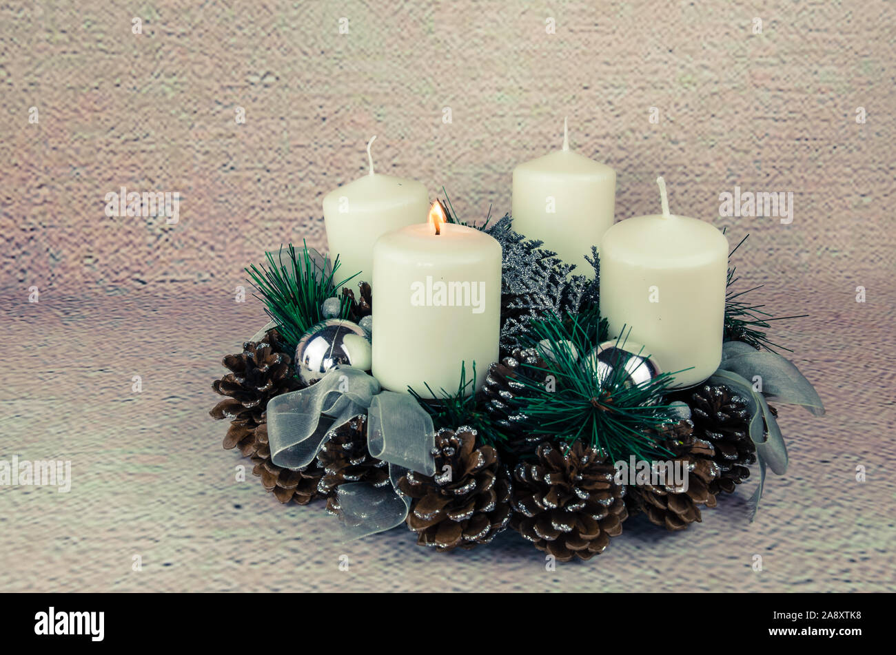 Four candles hi-res stock photography and images - Alamy